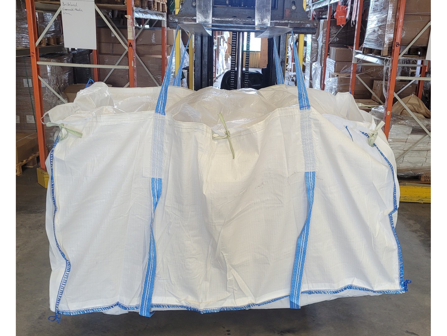 Big bag 2 m3. 100x200x100 cm. (utv. mål). m/lokk. - Berco AS